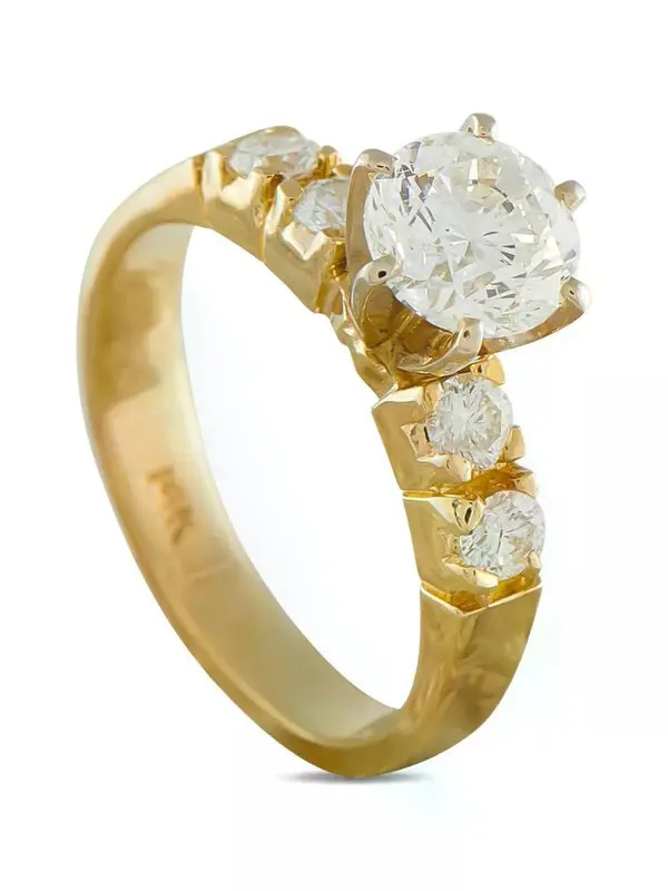 LB EXCLUSIVE 1.55 Carat Diamond Band Ring In 14k Yellow - Gold