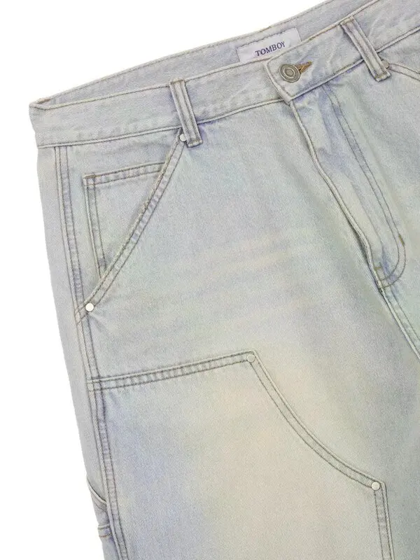STUDIO TOMBOY Panelled Denim Shorts
