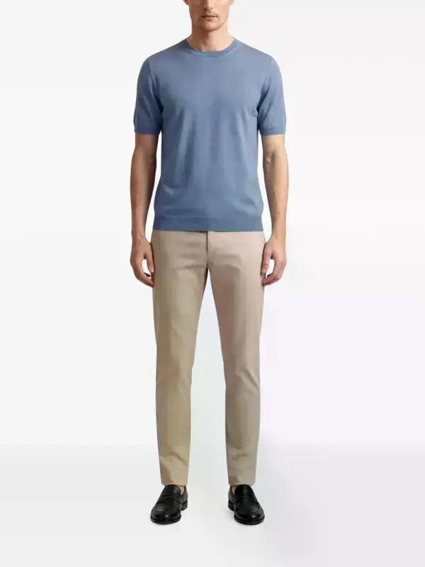 DRUMOHR Fine-knit Short-sleeve T-shirt