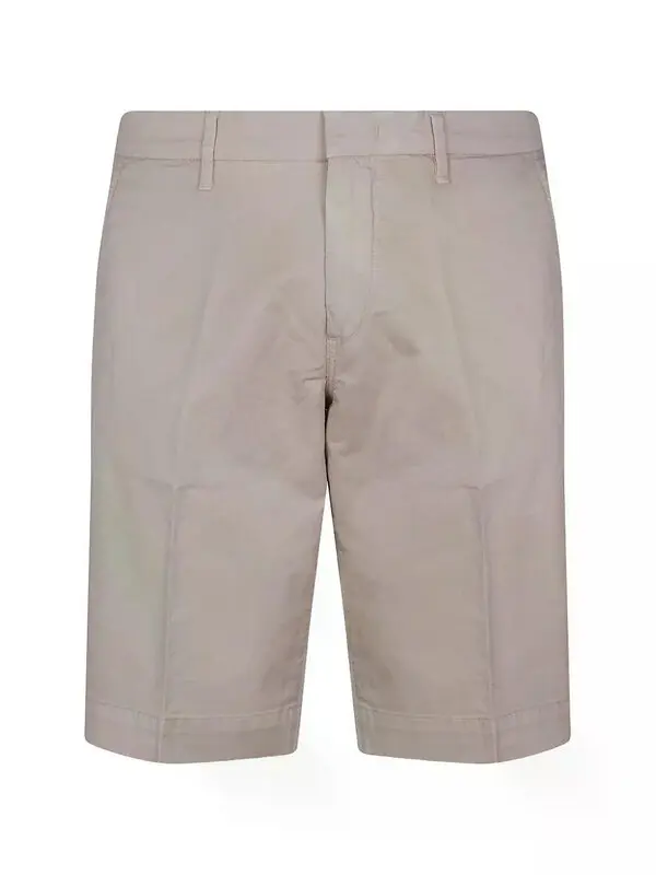 FAY Chino Shorts With Logo Patch