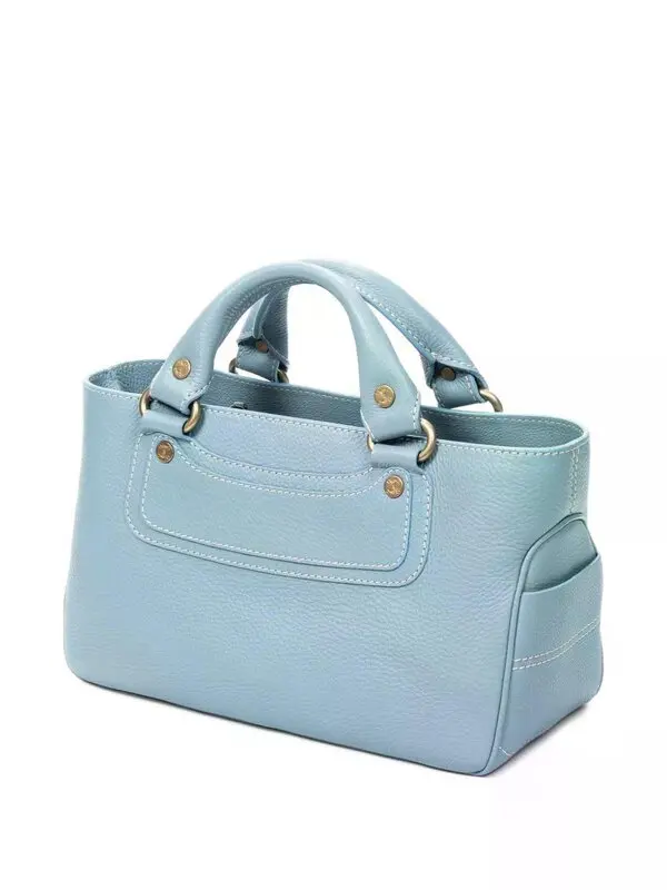 Celine Boogie Bag Leather Tote Bag - Blue