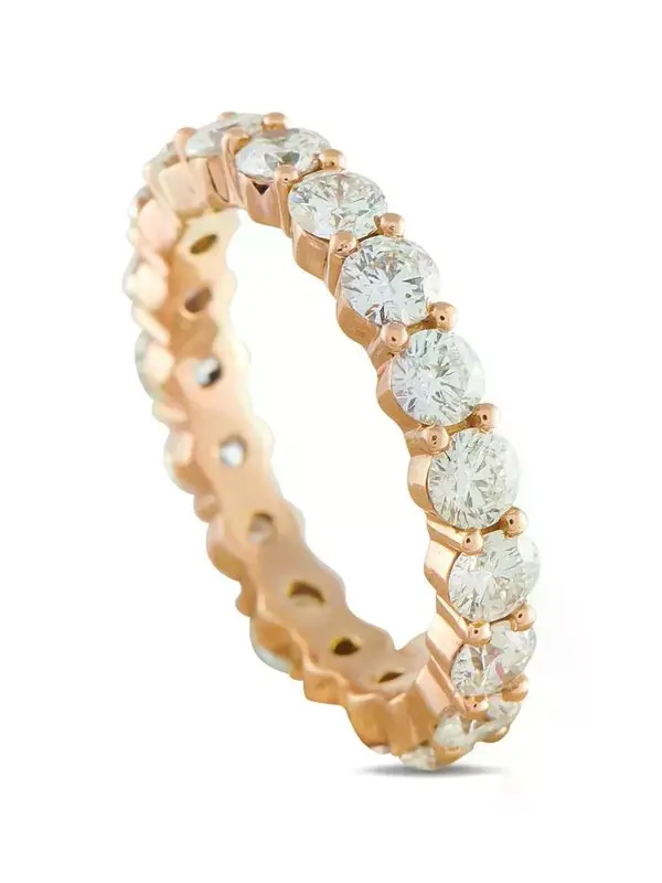 LB EXCLUSIVE Diamond Eternity Band In 14k Rose Gold