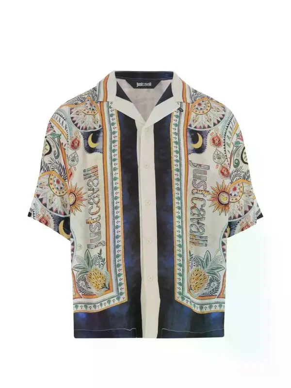 Just Cavalli Graphic-print Short-sleeve Shirt