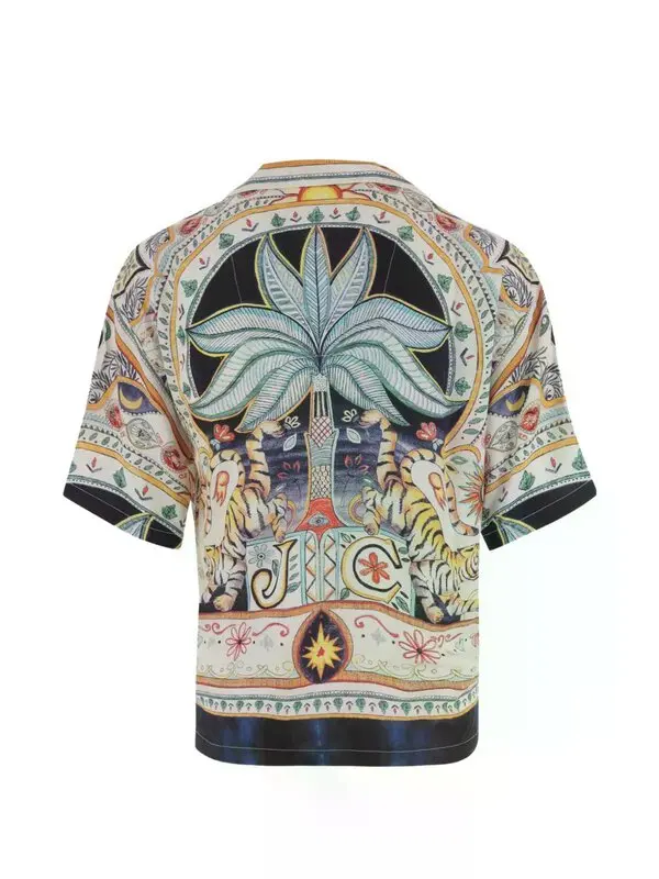 Just Cavalli Graphic-print Short-sleeve Shirt
