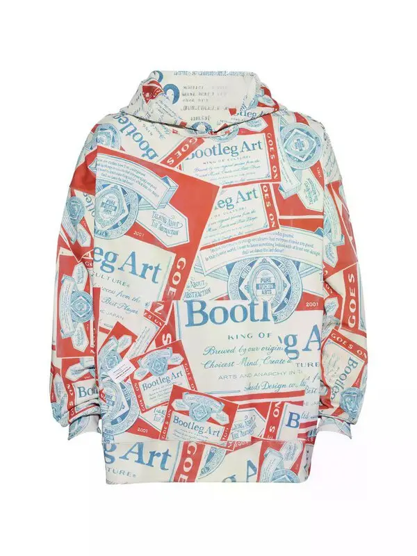 TALKING ABOUT THE ABSTRACTION Graphic Print Hoodie