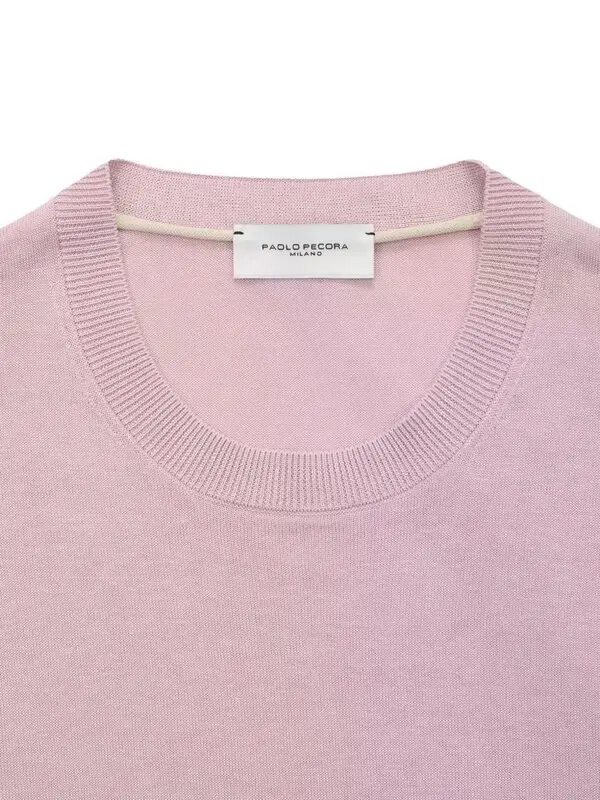 PAOLO PECORA Short-sleeved Crew-neck Sweater