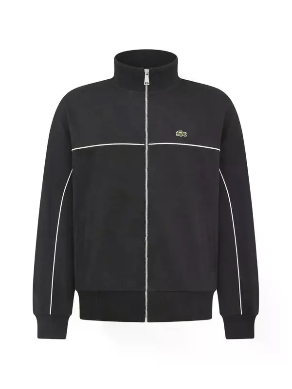 Lacoste Logo Embroidered Zip-fastening Sweatshirt