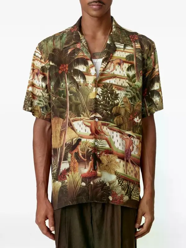 ENDLESS JOY Subak Printed Short-sleeve Shirt