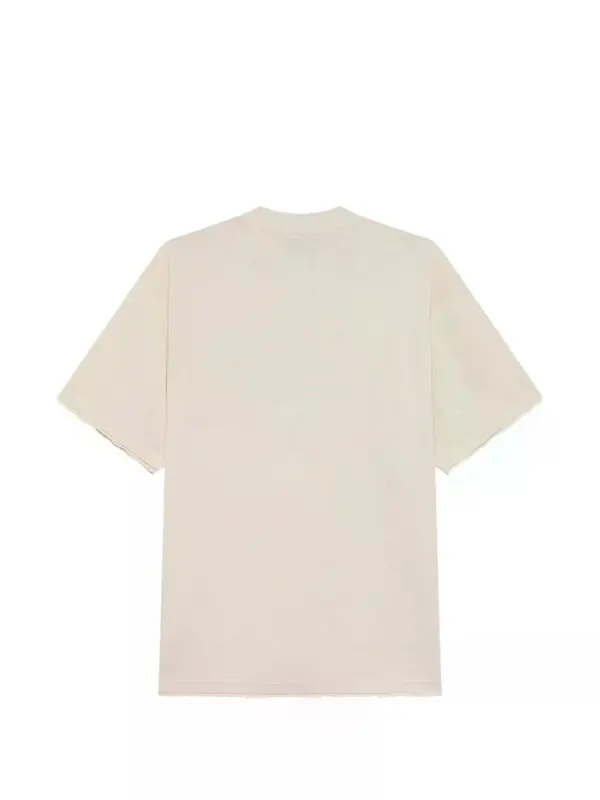 AMISH SUPPLIES Chest-pocket Raw-edge T-shirt - Neutrals