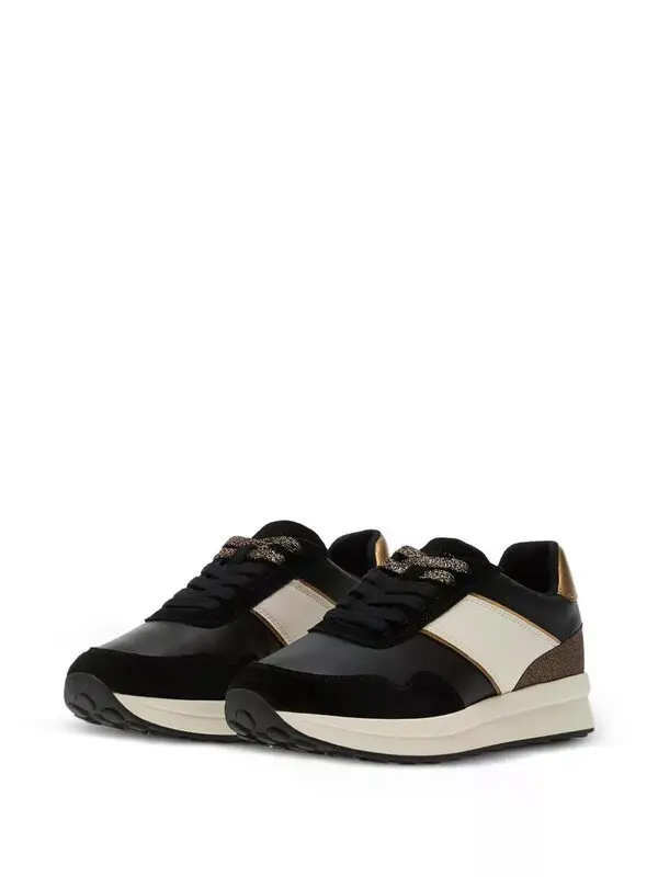 Geox Glitter Detail Sneakers - Black