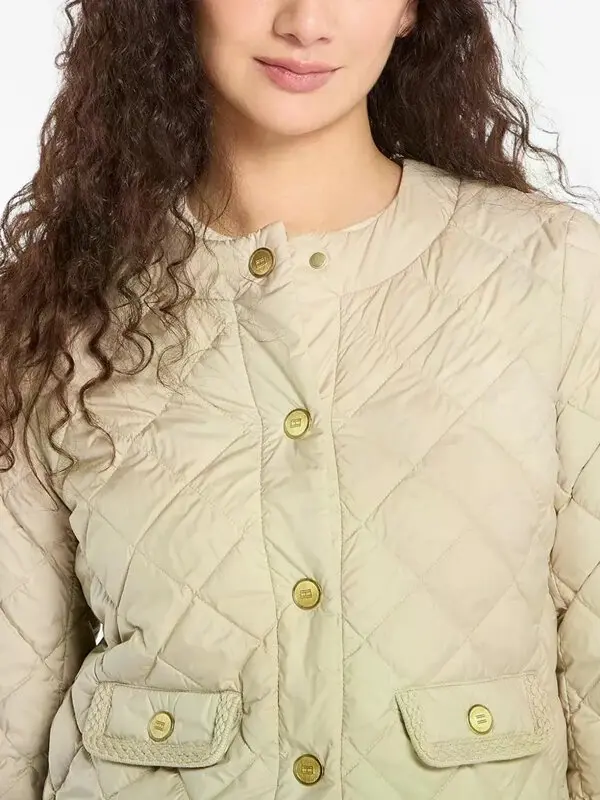Tommy Hilfiger Quilted Collarless Jacket