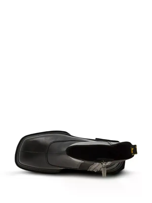 Dr. Martens Square Toe Leather Boots