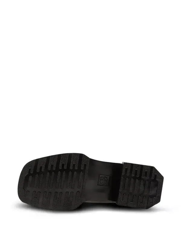 Dr. Martens Square Toe Leather Boots
