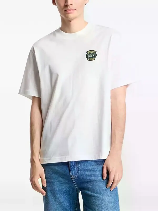 Lacoste Logo-patch T-shirt - White