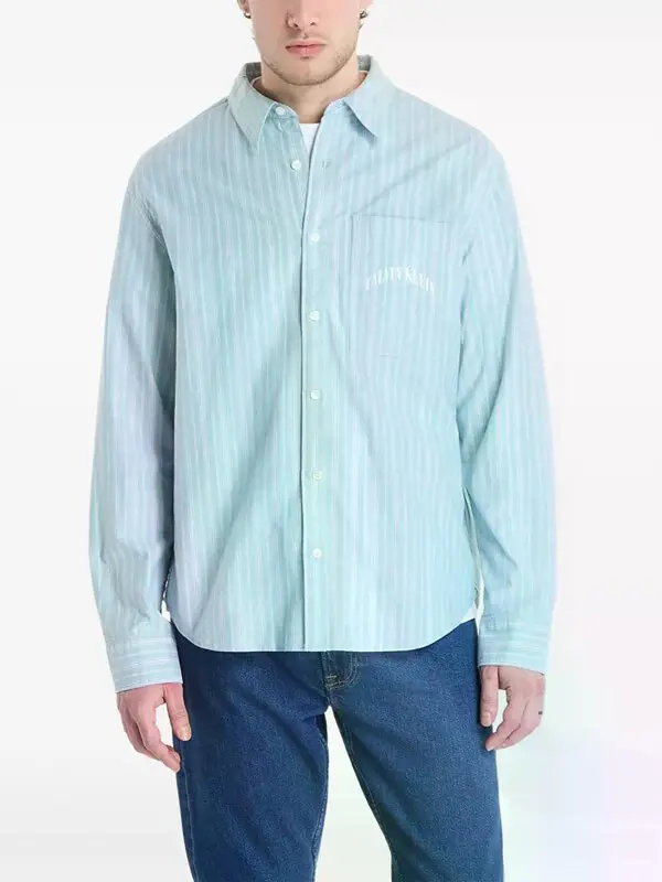 Calvin Klein Striped Shirt - Green
