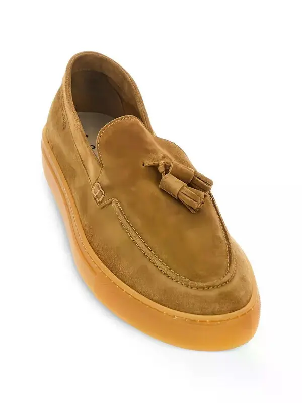 COPENHAGEN  Tassel Detail Suede Loafers