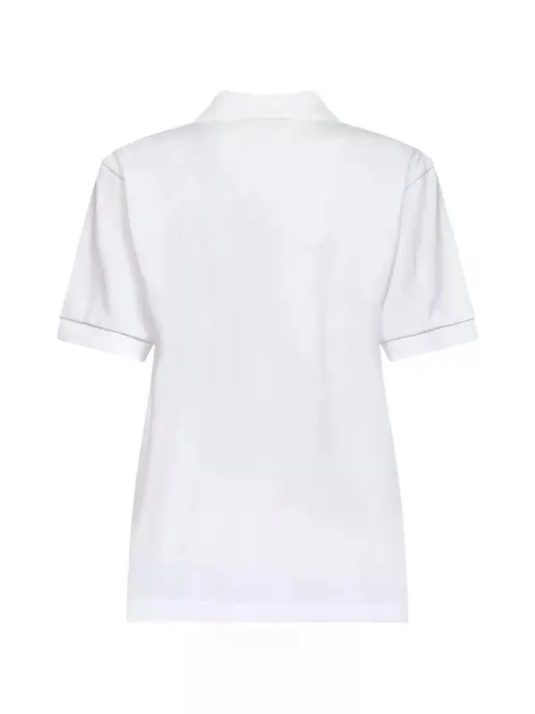 Play Comme Des Garcon Embroidered Heart Polo Shirt