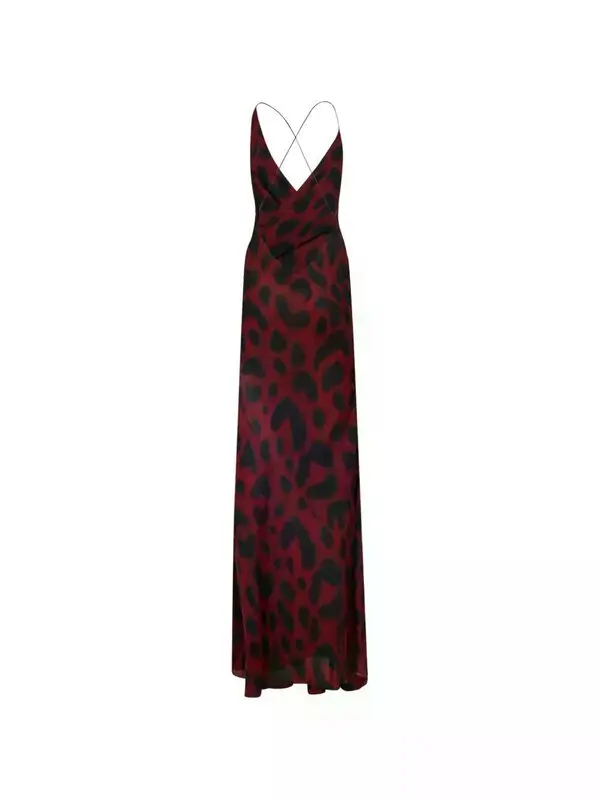 Alex Perry Animalier-print Bias-cut Dress