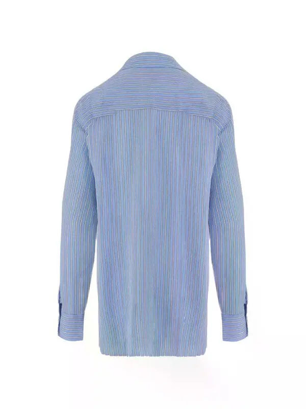 THE FRANKIE SHOP Peri Striped Long-sleeve Shirt