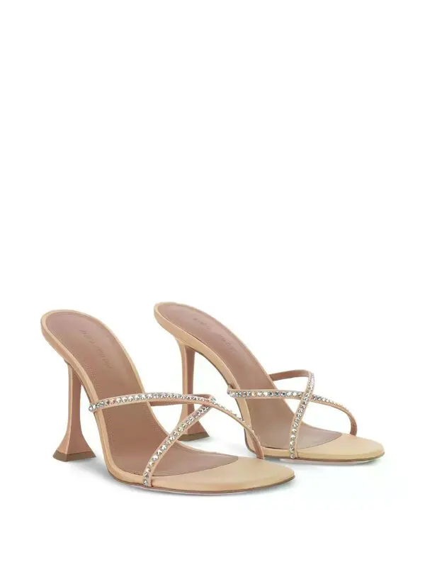 Amina Muaddi Sally Crystal-embellished Sandals
