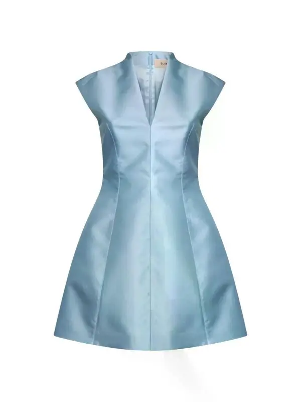 BLANCA VITA V-neck Flared Dress