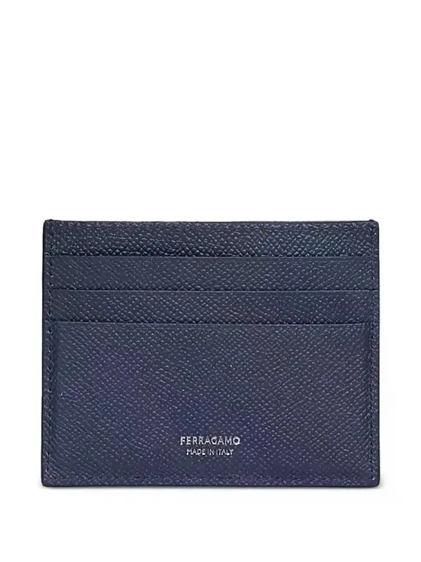 FERRAGAMO Gancini Leather Card Holder