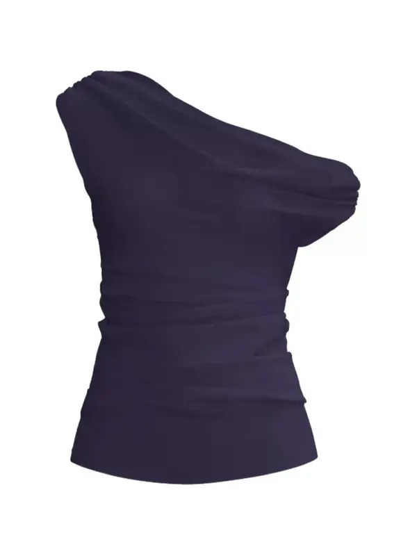 DIARRABLU Alba One-shoulder Draped Top