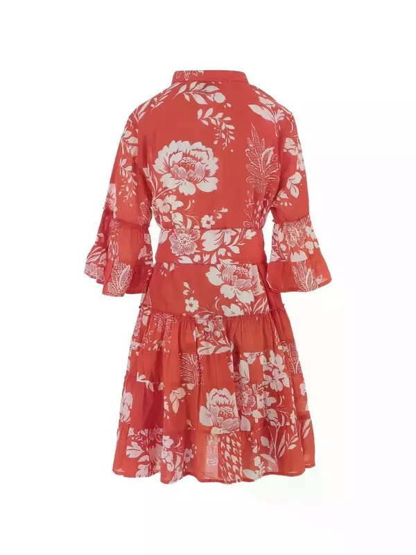 PEP'S Pepp's Floral Print Ruffled Mini Dress