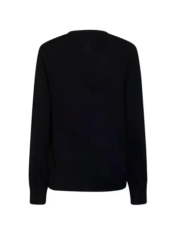 Play Comme Des Garcon Heart Appliqué Cardigan