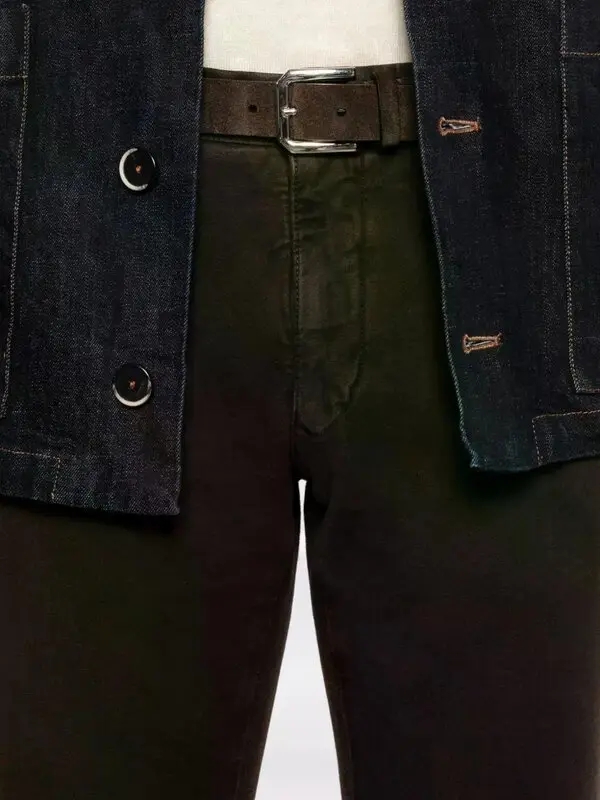 Incotex Buttoned Slim Leg Trousers