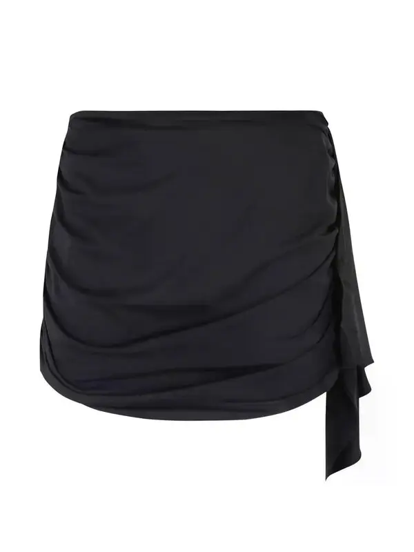 Federica Tosi Ruched Detail Skirt - Black