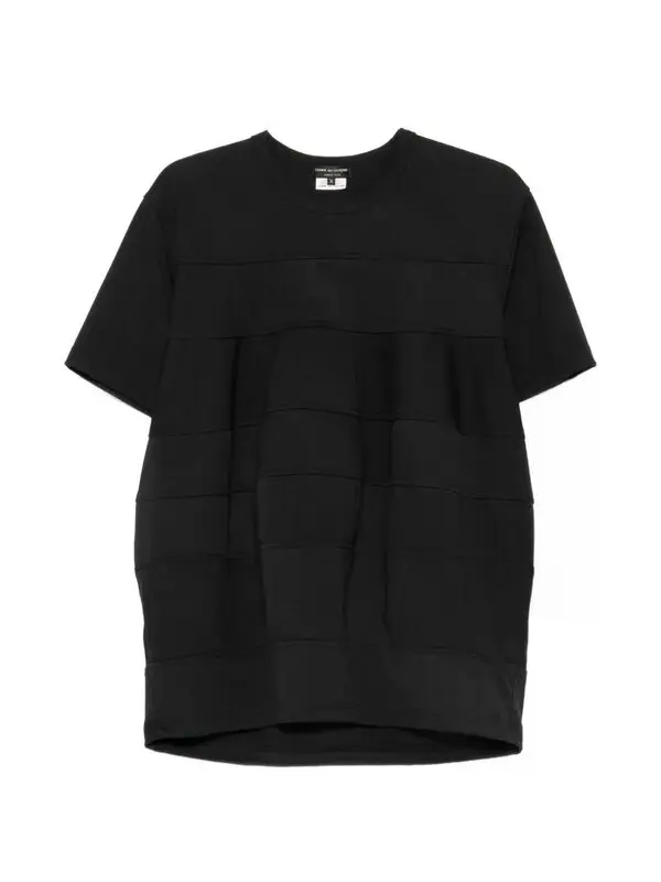 Comme Des Garçons Panelled Crew-neck T-shirt - Black