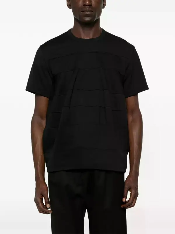 Comme Des Garçons Panelled Crew-neck T-shirt