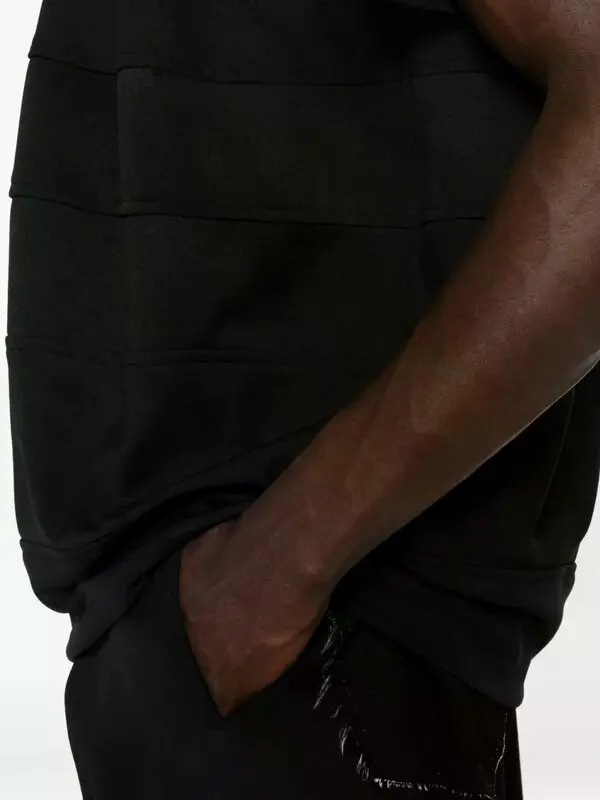 Comme Des Garçons Panelled Crew-neck T-shirt