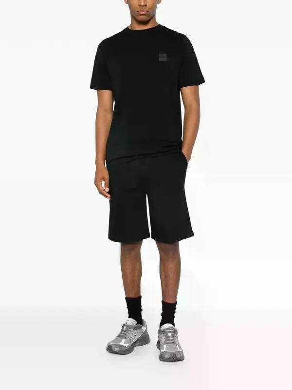OUTHERE Drawstring Shorts With Logo Patch