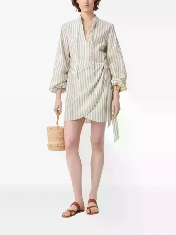 Vanessa Bruno Gloriosa Striped Midi Dress