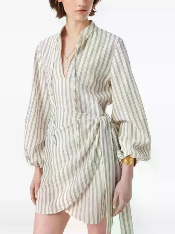 Vanessa Bruno Gloriosa Striped Midi Dress