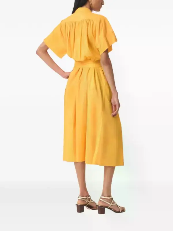 Vanessa Bruno Belted Tassel Midi Dress