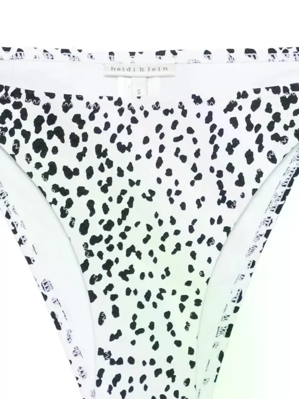 Heidi Klein Animal Print Side-tie Bikini Bottoms