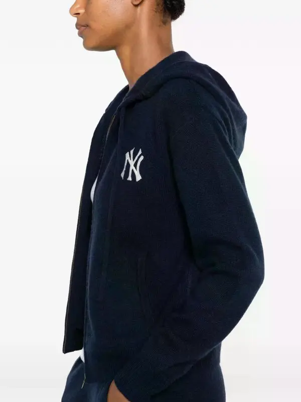 Sporty & Rich Heritage Yankees Serif Hood Cardigan