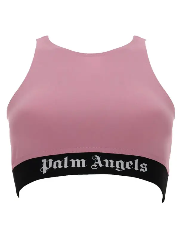 Palm Angels Classic Logo Sports Top - Pink