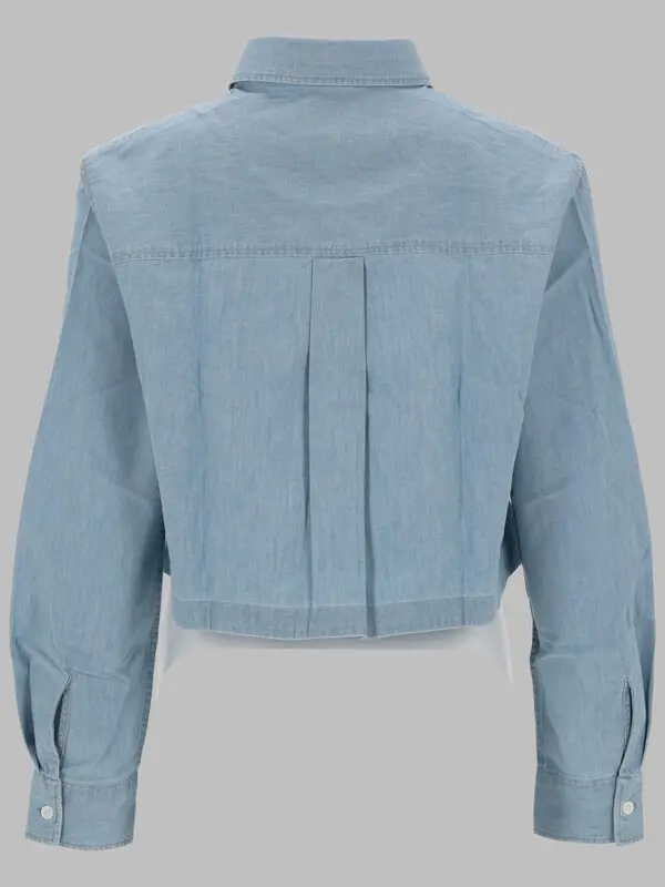 Maison Kitsuné Cropped Baby Fox Shirt
