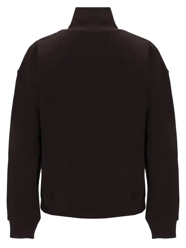 Maison Kitsuné Baby Fox" Zip-up Sweatshirt - Brown