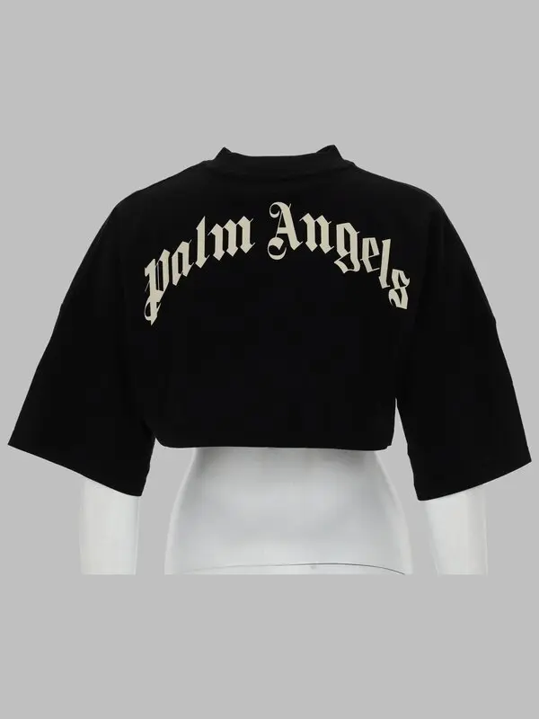 Palm Angels Cropped Logo T-shirt