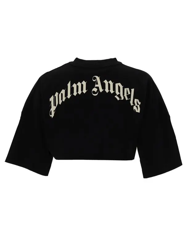 Palm Angels Cropped Logo T-shirt