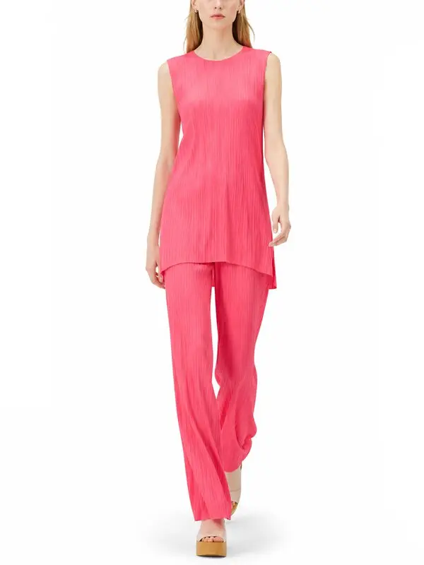 Issey Miyake Sleeveless Pleated Blouse