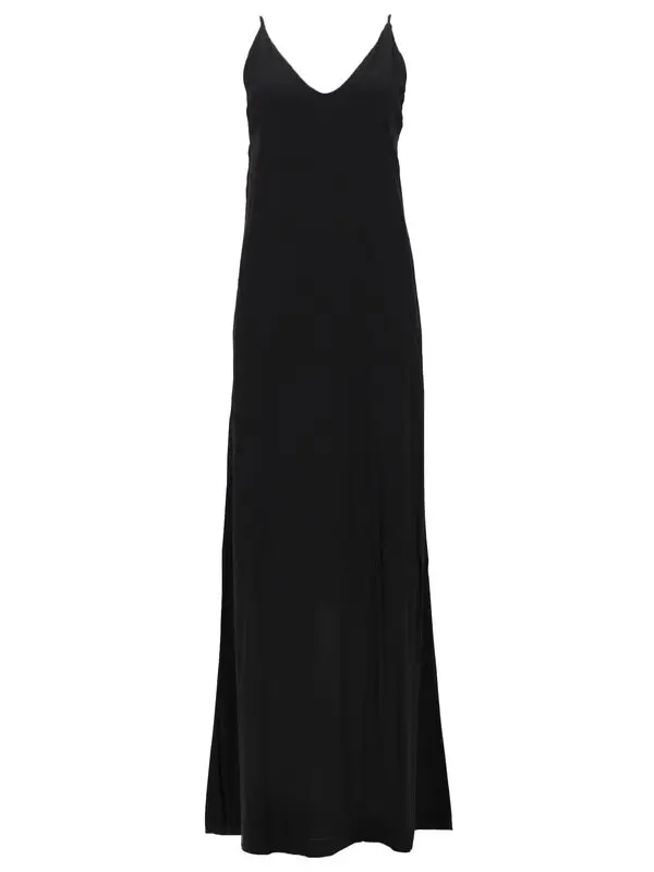 NUDE Maxi Dress With V-neck