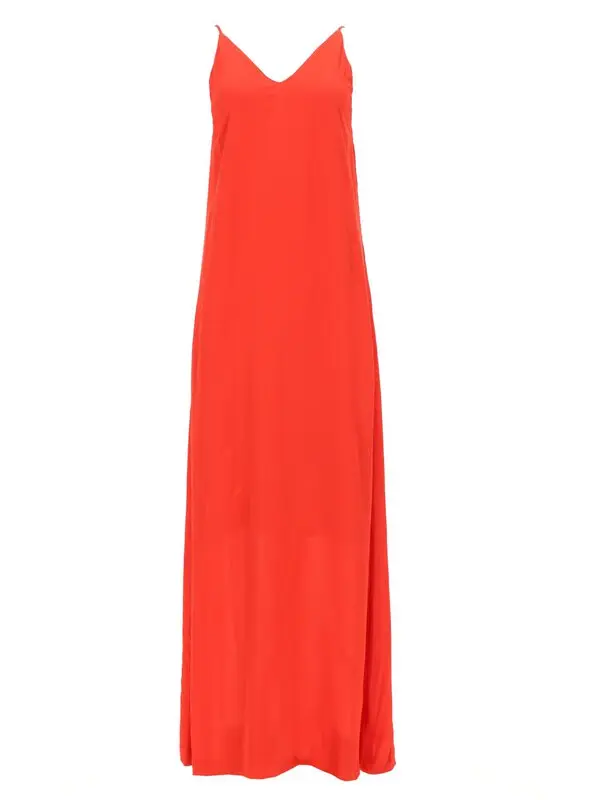 NUDE Maxi Dress With V-neck