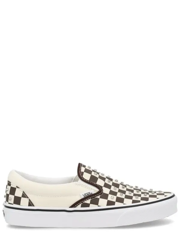 VANS Classic Slip-on Sneakers With Studded Checkerboard Pattern