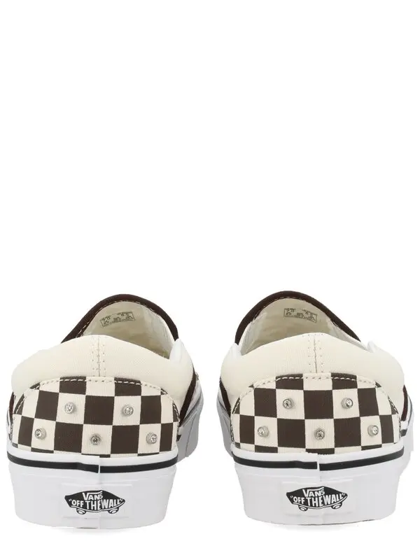 VANS Classic Slip-on Sneakers With Studded Checkerboard Pattern
